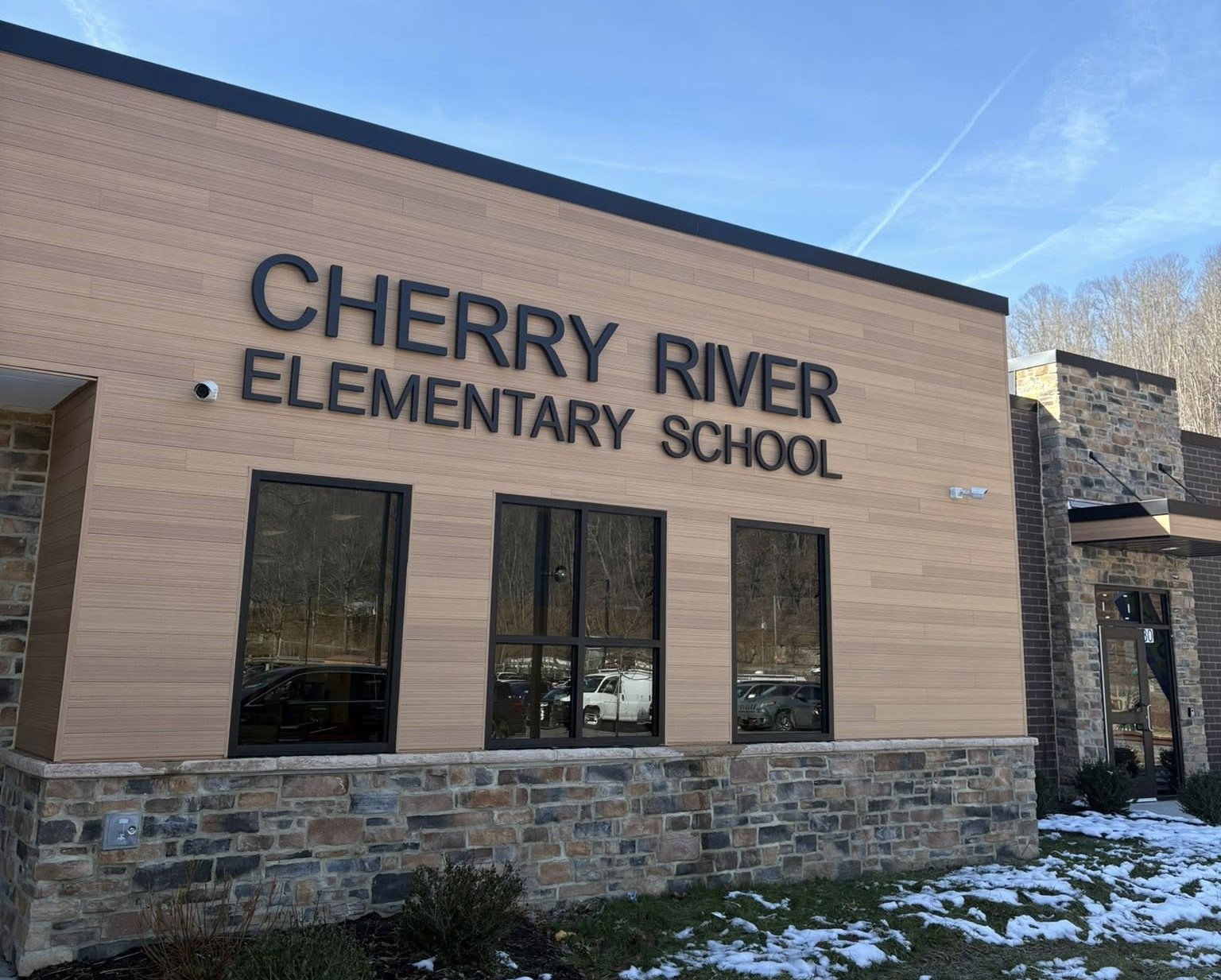 Students settle into a permanent home at Cherry River Elementary for ...