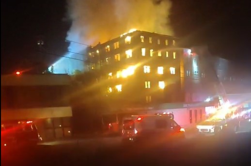 Fire destroys abandoned apartment building in Welch - WV MetroNews