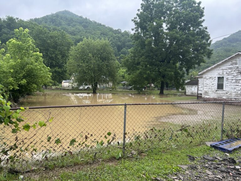 Flooding along Pond Fork leaves long trail of mud and damage along ...